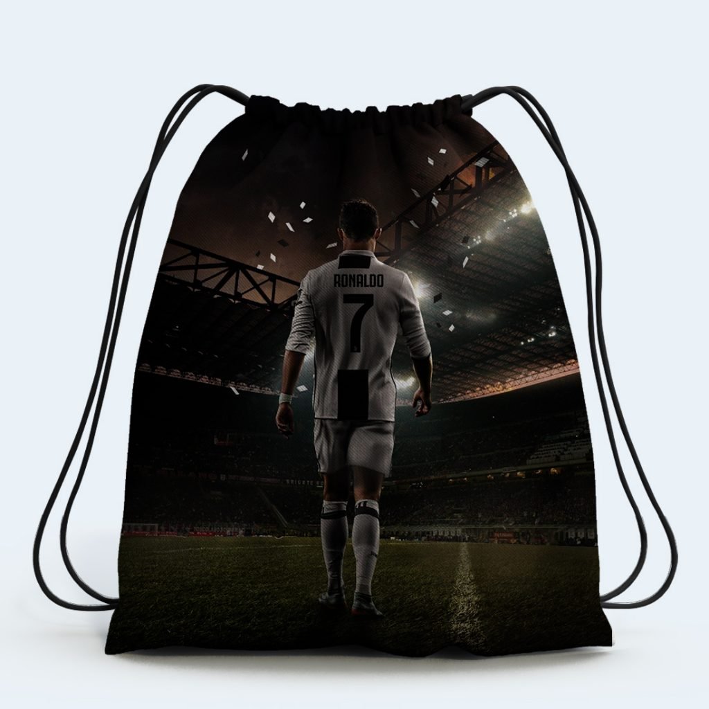 Cristiano Ronaldo Custom Draw String Bag